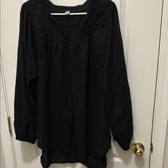 Old Navy | Tops | Womens Xxl Tall Old Navy Black Vneck Top | Poshmark